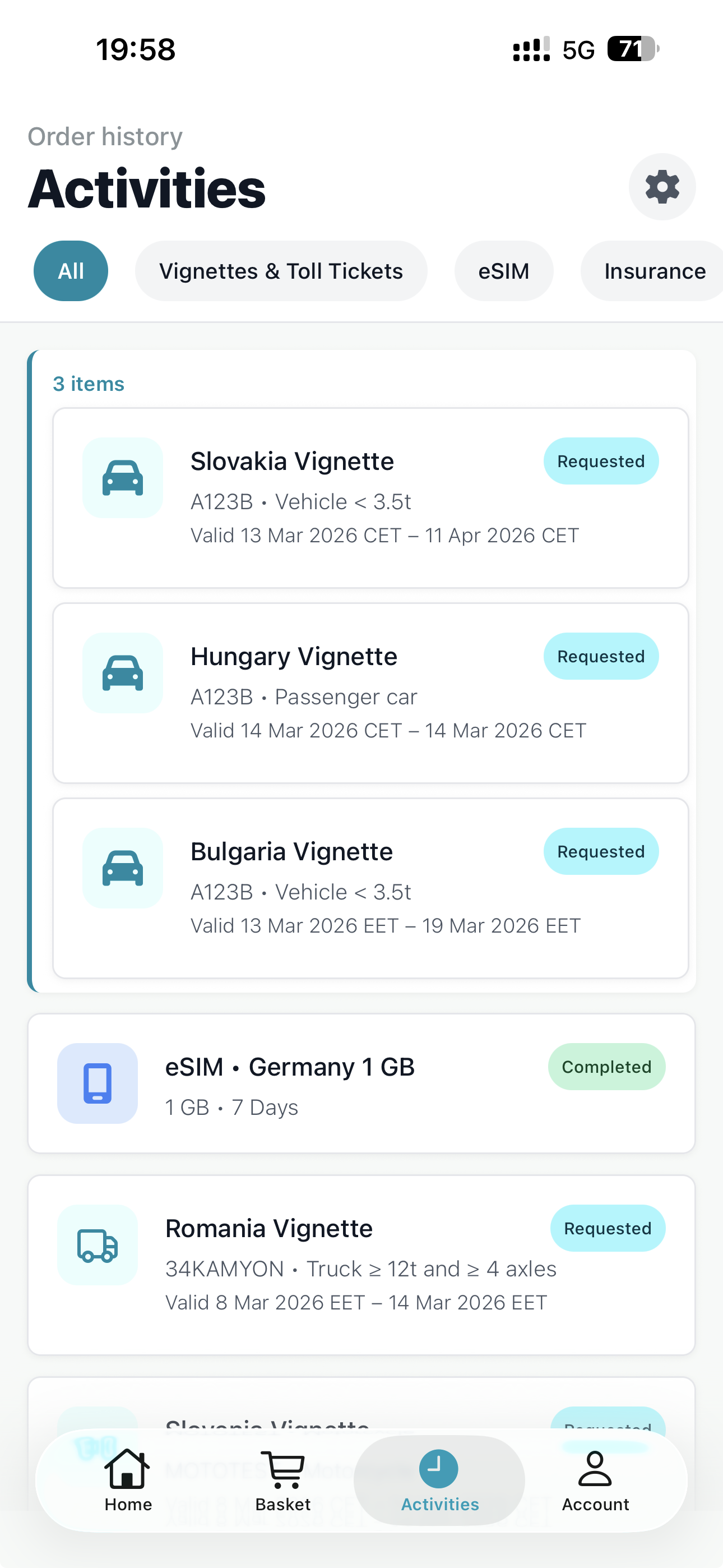 Vignetim | E-Vignette & eSIM & Insurance
